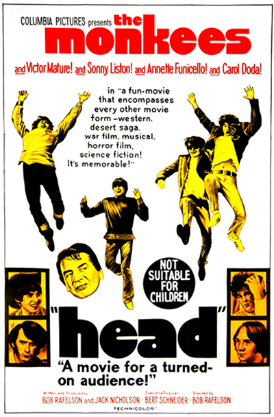 HEAD 1968 - The Monkees make a midnight movie...a film that improves ...