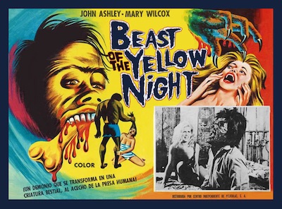 BEAST OF THE YELLOW NIGHT DVD - 1971 movie on DVD - John Ashley